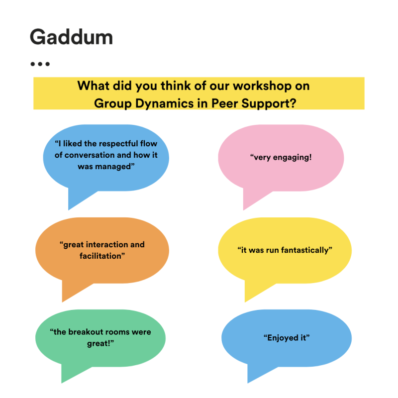 Celebrating one year of supporting peer workers - Gaddum